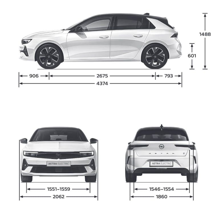 Détails du véhicule - Opel Astra Electric | Opel Belgique